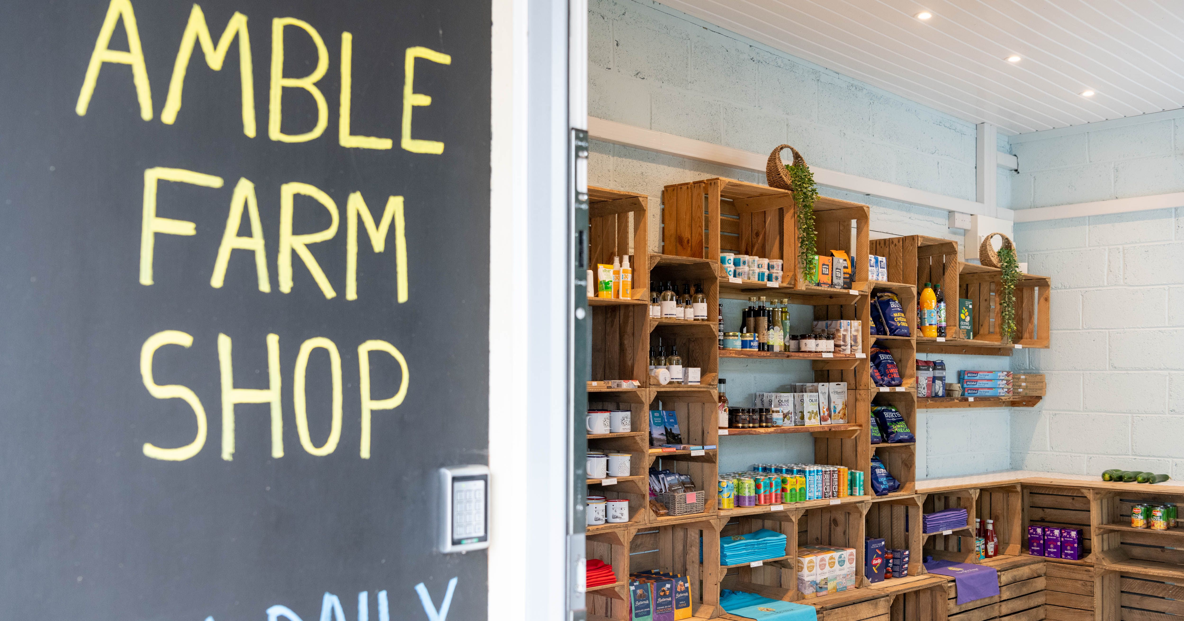 Onsite Shops | Amble Farm & Penpont Shop | The Olde House